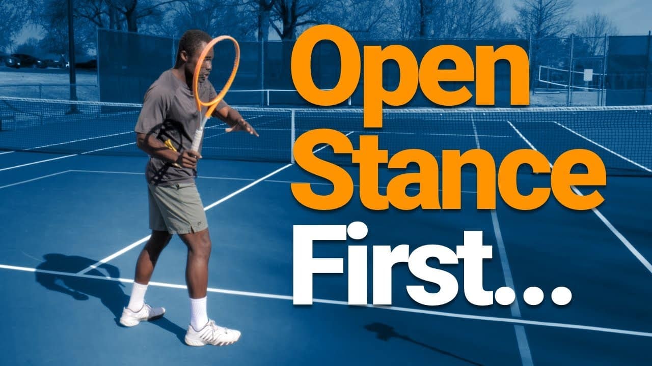 Why you Should always use and open stance first in tennis? - Total ...